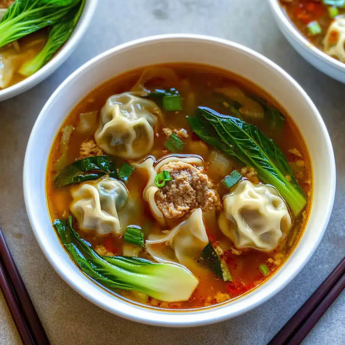 Ultimate Deconstructed Wonton Soup: Guilt-Free Vegan Delight