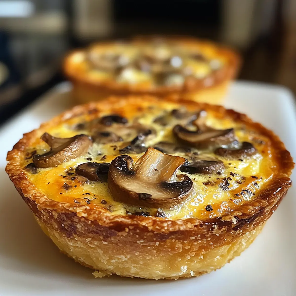 Irresistible Low Calorie Mini Mushroom Quiche for Guilt-Free Indulgence