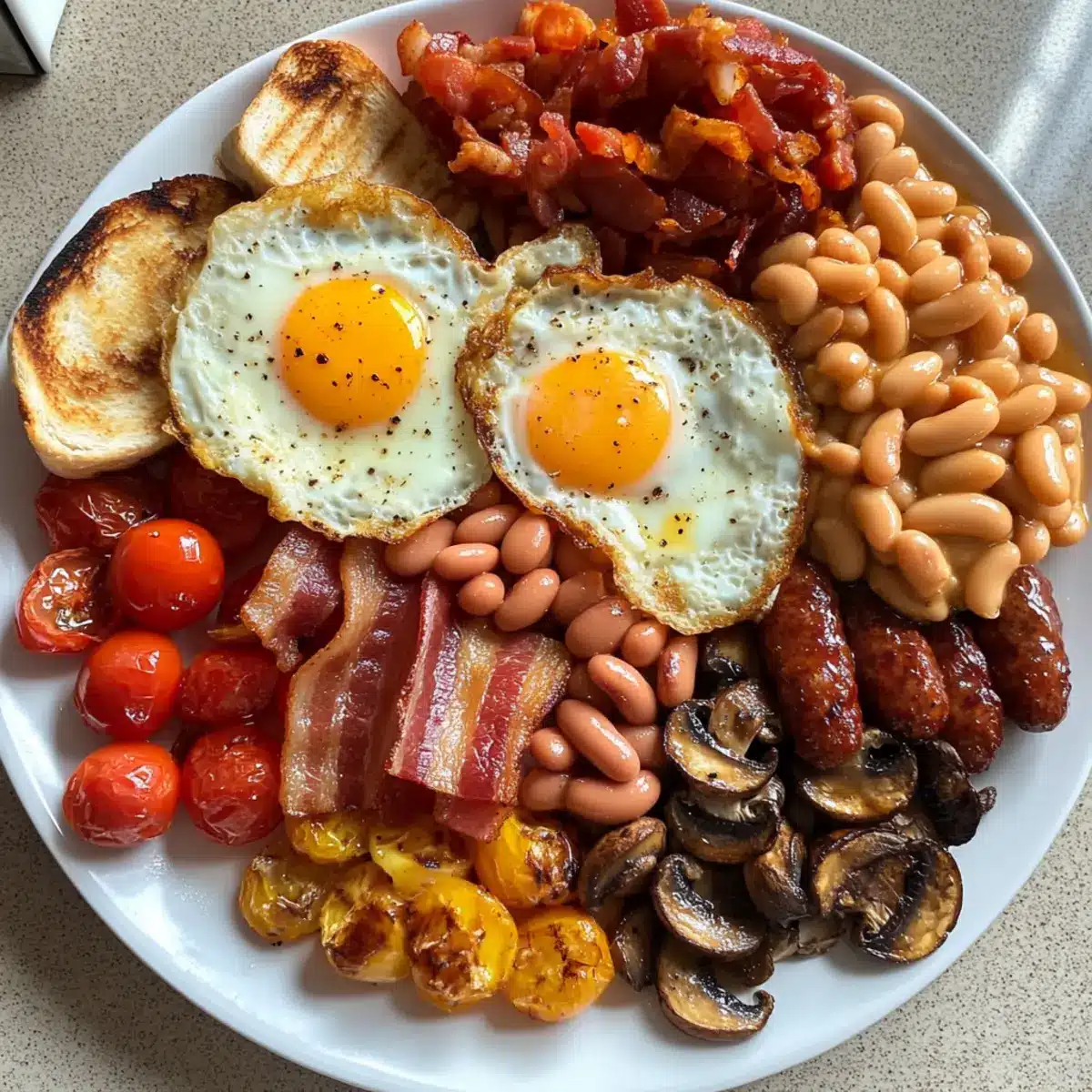 Irresistible Traditional Full English Breakfast: A Hearty Classic