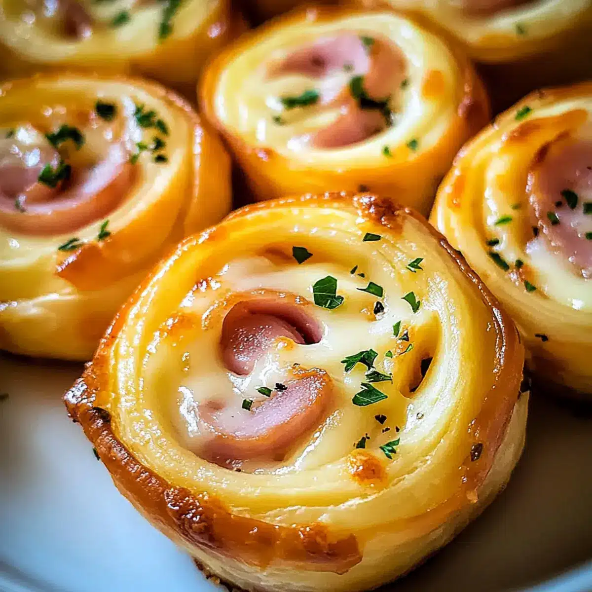 Delicious Ham and Cheese Pinwheels: Gourmet Appetizer Bliss