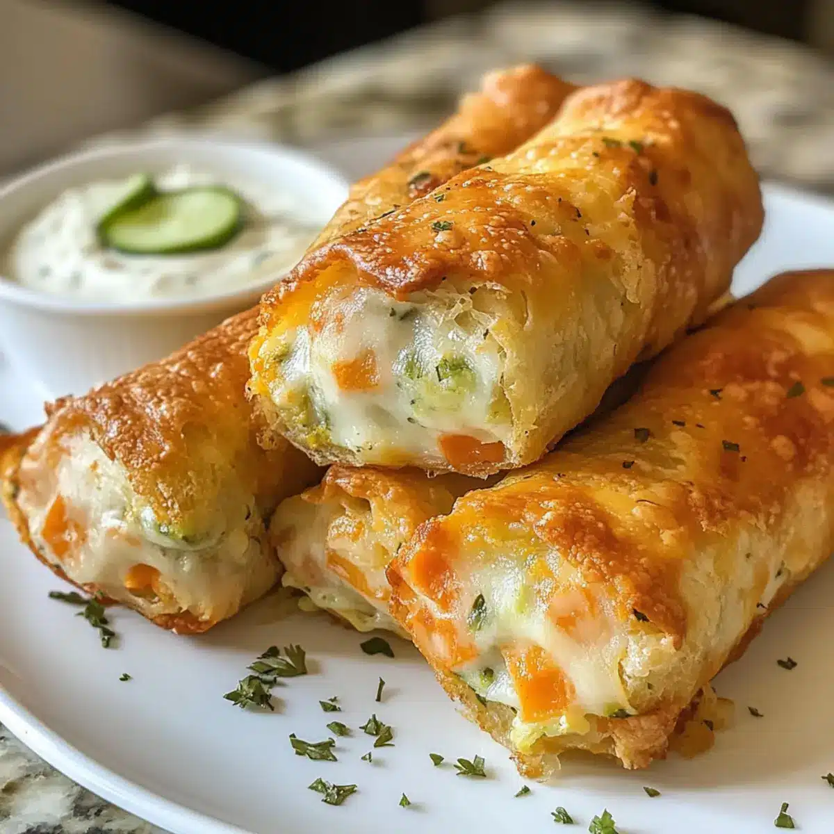 Ultimate Cheesy Baked Vegetable Rolls: Deliciously Crispy Snack