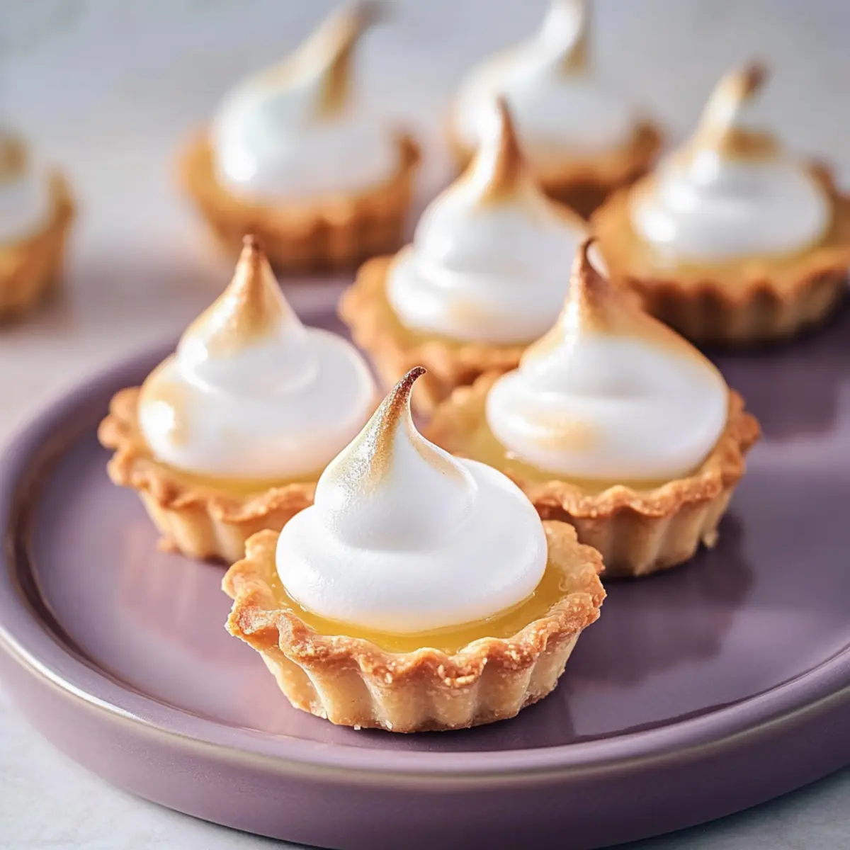 Irresistible Mini Lemon Meringue Tarts: Bite-Sized Delight