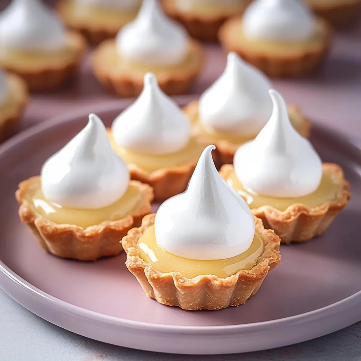 Irresistible Mini Lemon Meringue Tarts: Bite-Sized Delight