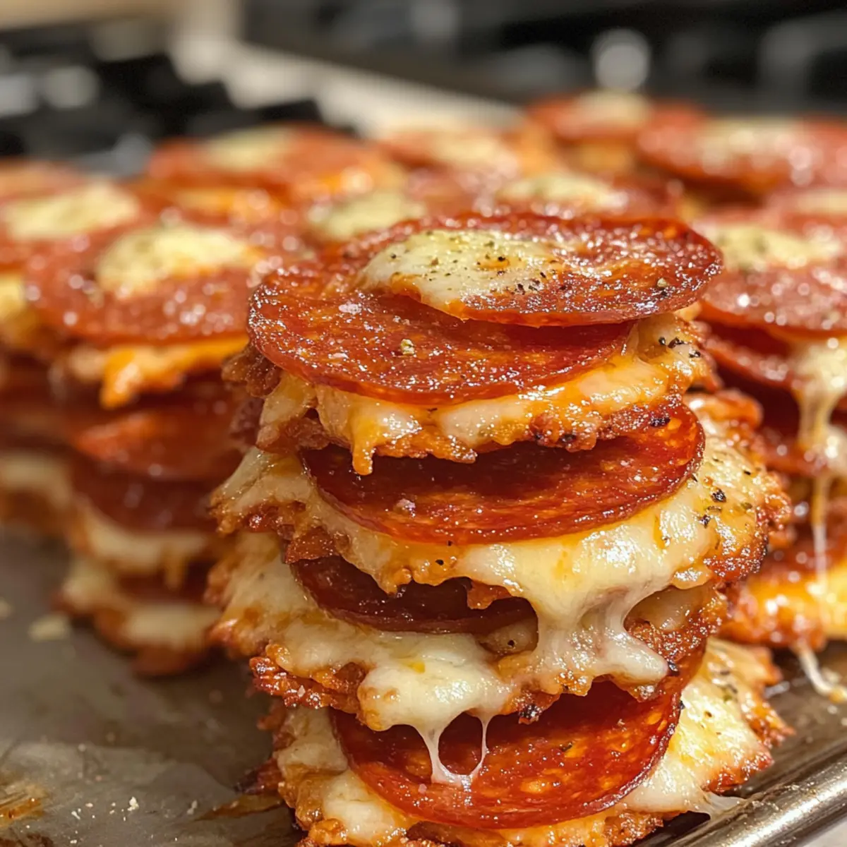 Ultimate Pepperoni Cheese Crisps: Delicious Keto Snack