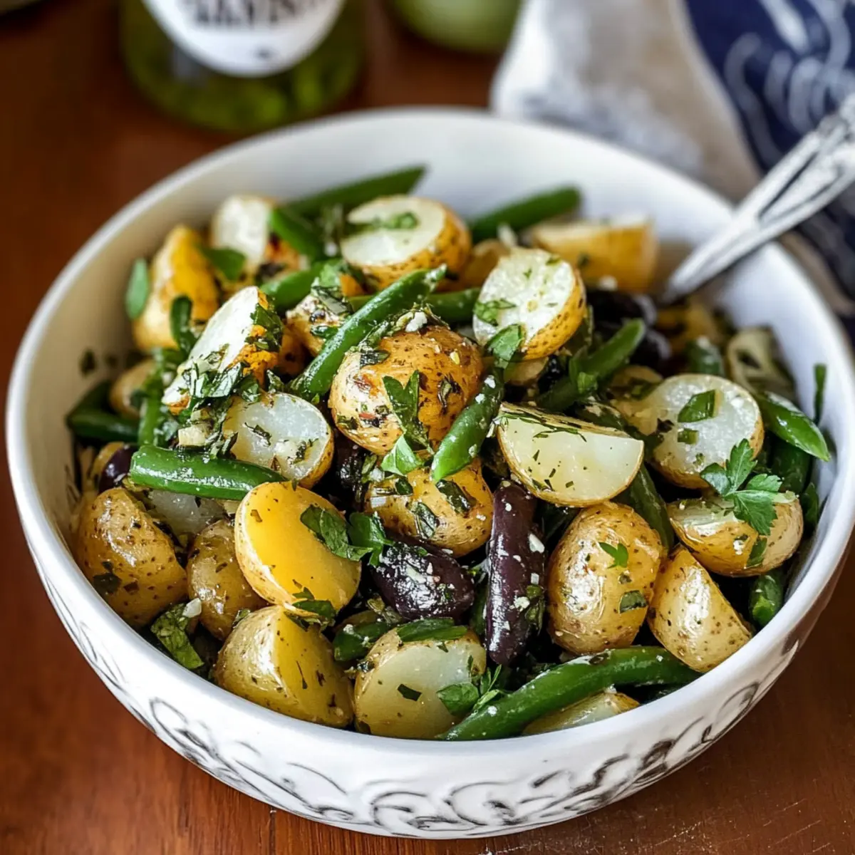 Delicious French-Style Potato and Green Bean Salad for Summer