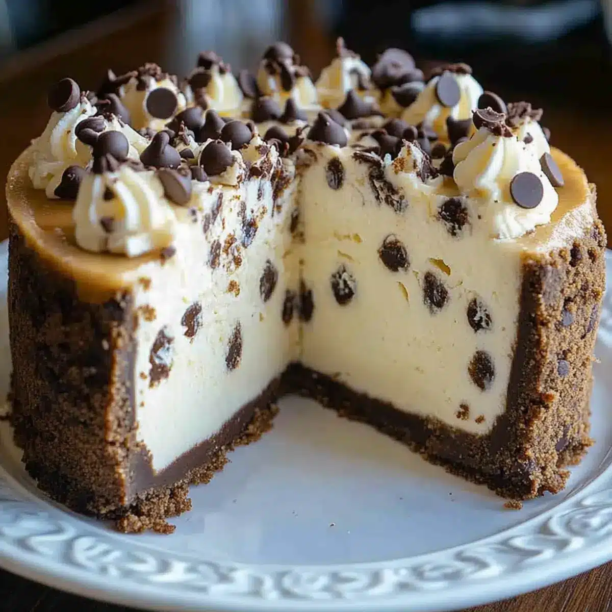 Irresistible Chocolate Chip Cookie Cheesecake Recipe