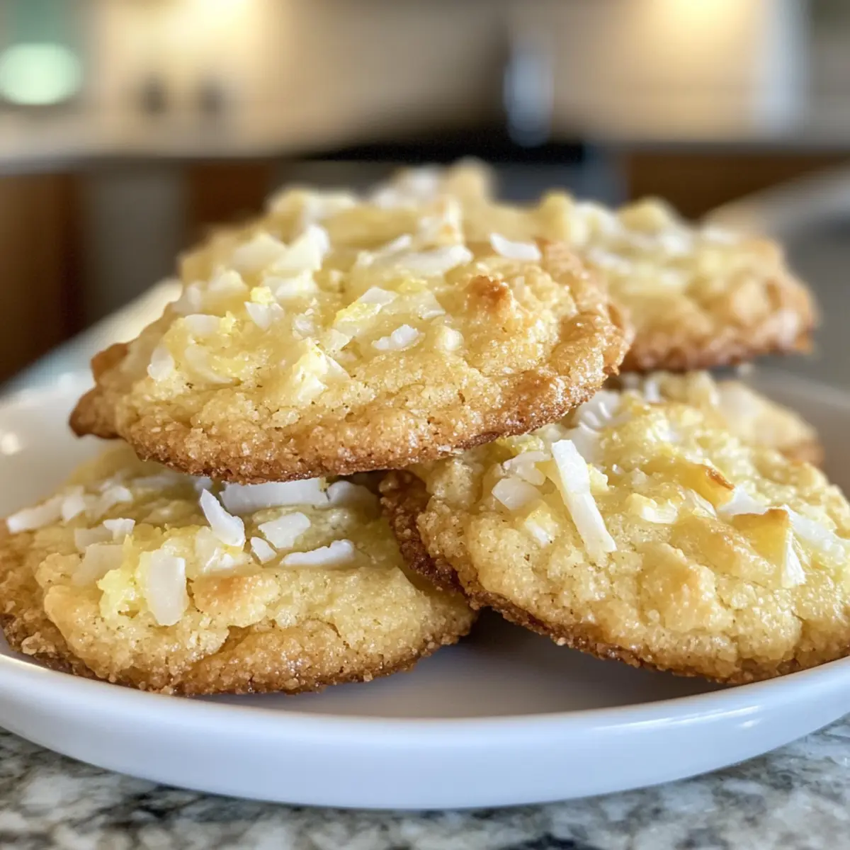 Irresistible Lemon Coconut White Chocolate Cookies Recipe