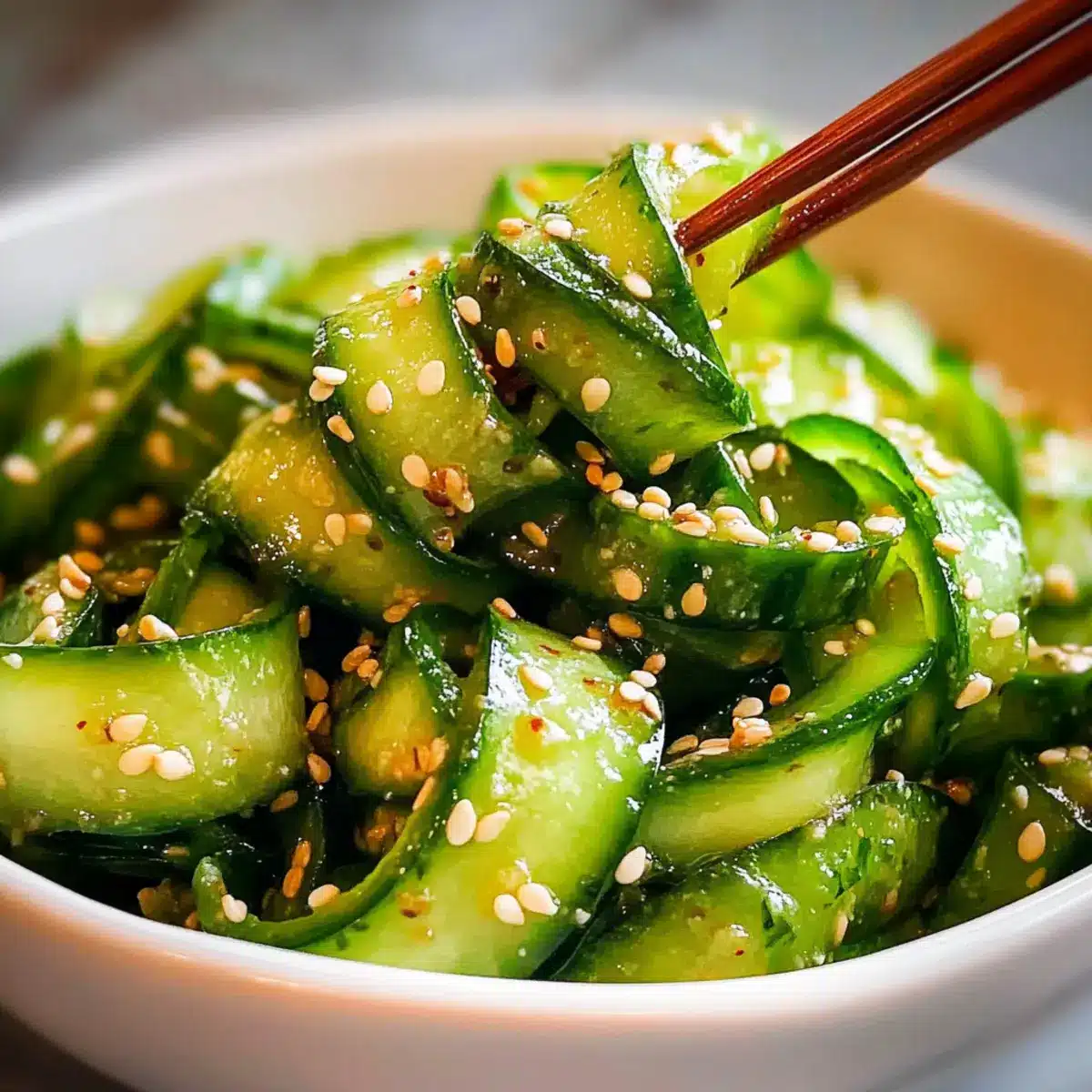 Easy and Delicious Korean Cucumber Salad Recipe